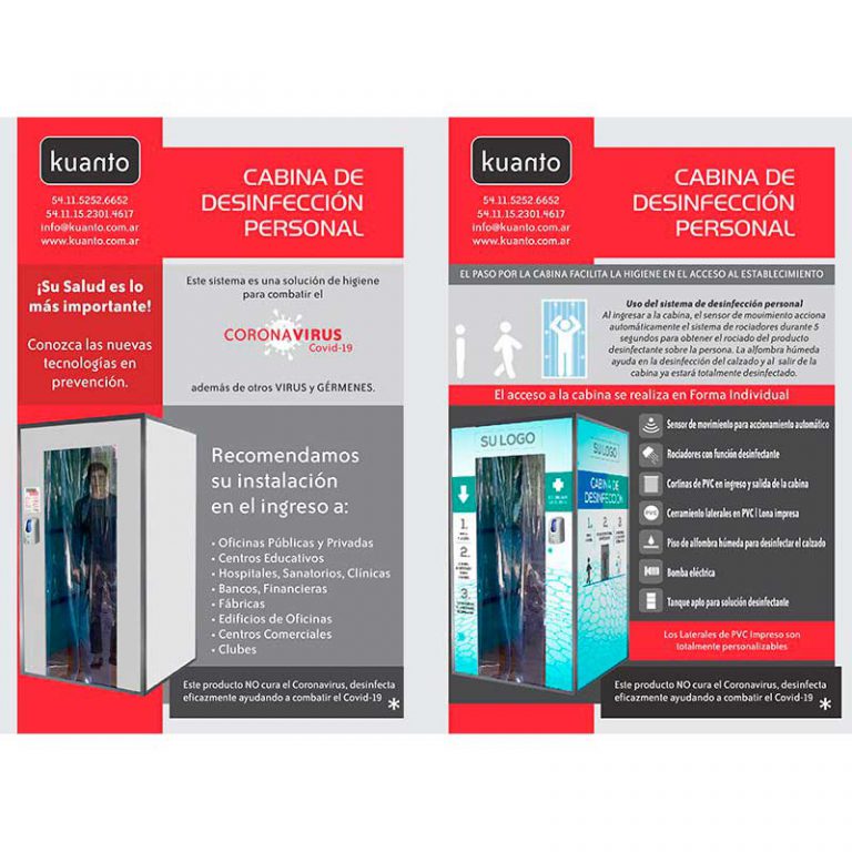 Cabina de desinfección personal – Kuanto Argentina